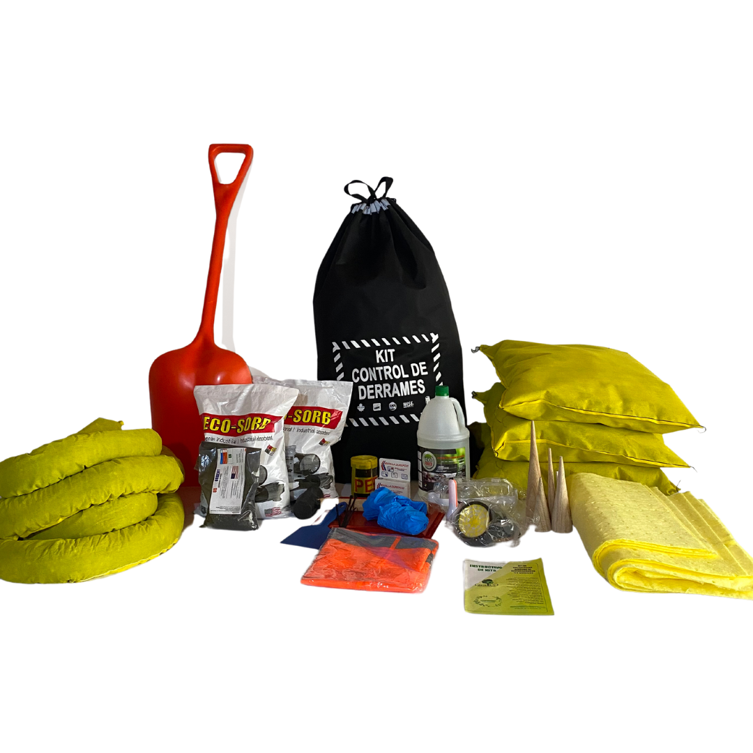 Kit control derrames Hazmat, 15 a 45 gal. MFlery | OneLab