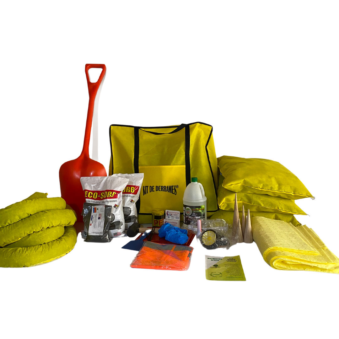 Kit control derrames Hazmat, 15 a 45 gal. MFlery | OneLab