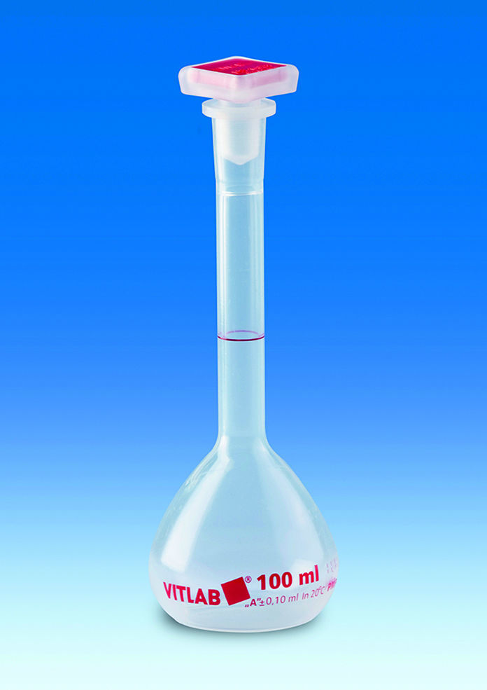 Balón volumétrico PMP, aforado. Vitlab | OneLab